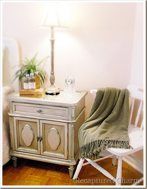 Recaptured Charm: Night Stands in Metallic of course!